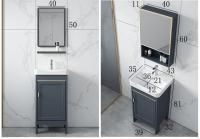China 800X30X800mm Bathroom Wash Basin Cabinet Living Room Wash Basin With Cabinet for sale