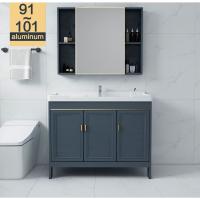 China Counter Top Wash Basin Cabinet Designer Wash Basin Set With Cabinet for sale