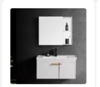 China Natural Rock Slab Sink Bathroom Wash Basin Cabinet vanity Wall Hung Wash Basin With Cabinet for sale