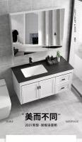 China Ceramic Wash Basin Hanging Cabinet Table Top Wash Basin With Cupboard for sale