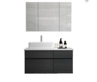 China Aluminum Bathroom Wash Basin Cabinet Small Wash Basin With Cabinet for sale