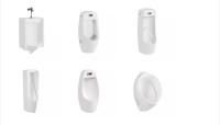 China Top Spud Mens Wall Urinal Bowl Ceramic Gravity Flushing 740X390X250mm for sale