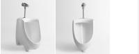China Ceramic Hung In Wall Urinalfor Men Only Gravity Flushing Top Spud for sale