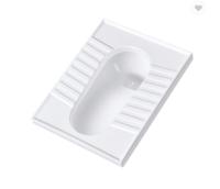 China Ceramic Squat Pan Toilet Floor Mounted Squat Type Water Closet for sale
