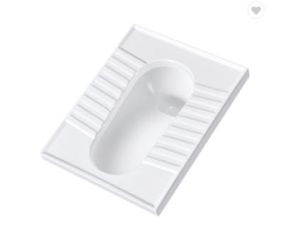 China 300/400mm Squat Pan Toilet Water Closet Squatting Pan Cleaning Glaze for sale