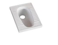 China S Trap Toilet Squatting Bowl 600X460X220mm Flush Squat Toilet for sale