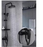 China High Pressure Bathroom Shower Head Set Fountain Wall Mounted rain shower mixer set for sale