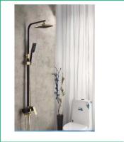 China Smart Exposed Adjustable Rain Shower Bathroom Thermostatic Control Brass for sale