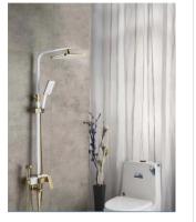 China Smart Exposed Adjustable Rain Shower Bathroom Thermostatic Control Brass for sale