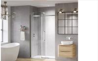 China Frameless Glass Bathroom Shower Cabins Stainless Steel Hinge Modern for sale