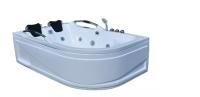 China Adult Deep Soaking Whirlpool Tubs Single Person Corner Rectangular Free Standing for sale