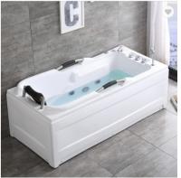 China Adult Deep Soaking Whirlpool Tubs Single Person Corner Rectangular Free Standing for sale