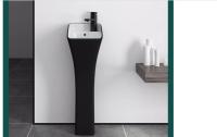 China Multi Style Bathroom Wash Basin Integrated Pedestal Wash Basin for sale
