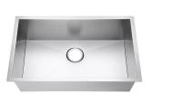 China Double Basin Drop In Stainless Steel Single Basin Undermount Kitchen Sink for sale