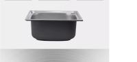 China 1.0mm Vegetable Washing Basin Stainless Single Bowl Undermount Sink for sale