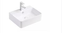 China Countertop Bathroom Wash Basin Rectangle Porcelain Cupc Undermount for sale