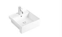 China Countertop Bathroom Wash Basin Rectangle Porcelain Cupc Undermount for sale