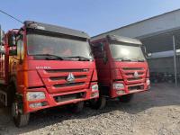 China hydraulics system made in china tractor head 8*4 12 Tires Sinotruck Howo tipper howo  dump truck for sale