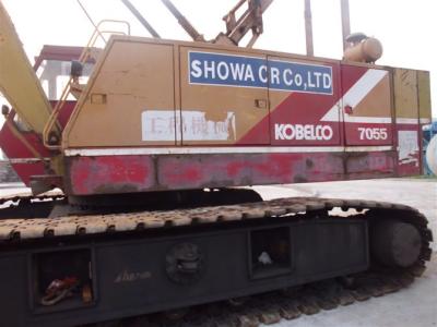 China 50T kobelco crawler crane 7055,Indonesia Malaysia Philippines for sale