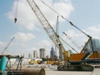 China 100T crawler crane kobelco 7100 Fully Hydraulic Crawler Crane for sale