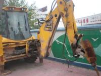 China 2005 used backhoe jcb 4T with hammer for sale
