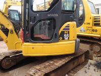 China 2012 crawler moving type used komatsu PC55MR-2 japan mini crawler excavator for sale