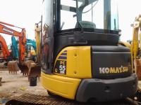 China 2012 crawler moving type used komatsu PC55MR-2 japan mini crawler excavator for sale