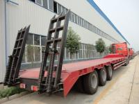 China 50t 70t 100t brand new china  low-bed Semi-trailer for sale