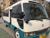 China 29 seats used Toyota  Gasoline bus left hand drive   engine 6 cylinder  TOYOTA coaster bus for sale for sale