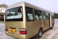China 29 seats used Toyota diesel coaster bus left hand drive   engine 6 cylinder   japan coaster bus toyota 26 passenger bus for sale