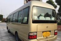 China 29 seats used Toyota diesel coaster bus left hand drive   engine 6 cylinder   japan coaster bus toyota 26 passenger bus for sale
