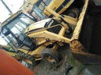 China 2010 usa Used  front end loader heavy machinery CAT backhoe loader 416 420e yellow skid steer loader for sale