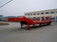 China 70t 60t 80t brand new china  lowbed Semi-trailer 13m 16m with 4-axles excavator trailer. excavator trailer for sale