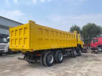 China 420hp Used Sinotruk Dump Truck Red Color Manual Transmission construction companies for sale
