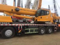 China used truck mounted crane Truck Crane With 5-arm Boom Style and 36m Jib Length 	35 ton truck crane used crane truck for sale