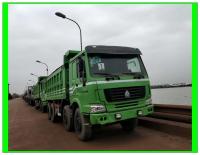 China hydraulics system made in china tractor head 8*4 12 Tires Sinotruck Howo tipper howo  dump truck for sale