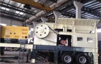 China Mobile Impact Crusher Plant, vertical shaft impact crusher small stone crusher crushing screening plant rock crushing for sale