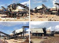 China Mobile Cone Crushing Station mobile crushing plant station  small stone crusher 	mobile crushing machine jaw crusher for sale