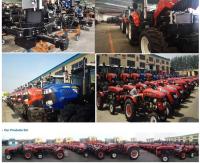 China China Factory Supply 100HP 4X4 Wheel Th1004 Small/Min Agricultural Machinery Farm  mini farm tractor  steering hydraulic for sale