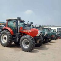 China 4wd 4*4 used farm tractors with loaders flat tyre  steering hydraulic tractor with front end loader tractor for sale