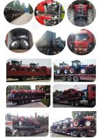 China 4wd 4*4 used farm tractors with loaders flat tyre  steering hydraulic tractor with front end loader tractor for sale