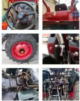 China 180HP 4WD Walking Diesel Big Power Agricultural Machine Large Lwan Garden Farm Tractor  front tyreransmission box for sale