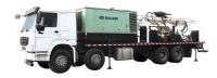 China 100m 120m 150m water tank wheel tracto WATER WELL DRILLING RIG  water well drilling truck  borehole drilling machine for sale