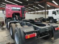 China 2015 made in china tractor head 6*4 10 Tires Sinotruck Howo tipper  dump truck tractor truck flatbed semi-trailer for sale
