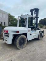 China Used Tcm Fd100 Diesel Forklift with 4.5m Satge and Powerful Engine for sale