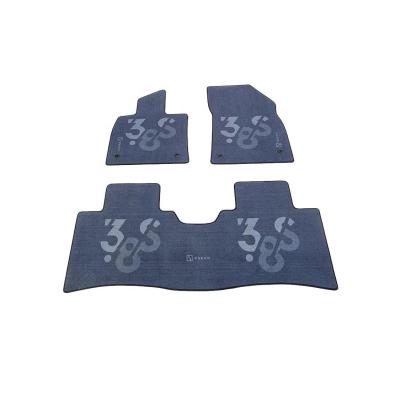 China Excellent Geely Zeekr 001 Advanced Flocking Foot Mat Front 67x42cm Rear 42x37.5cm for sale