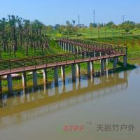 China Anticorrosion Carbonized Bamboo Decking Boards 4.8 M for sale