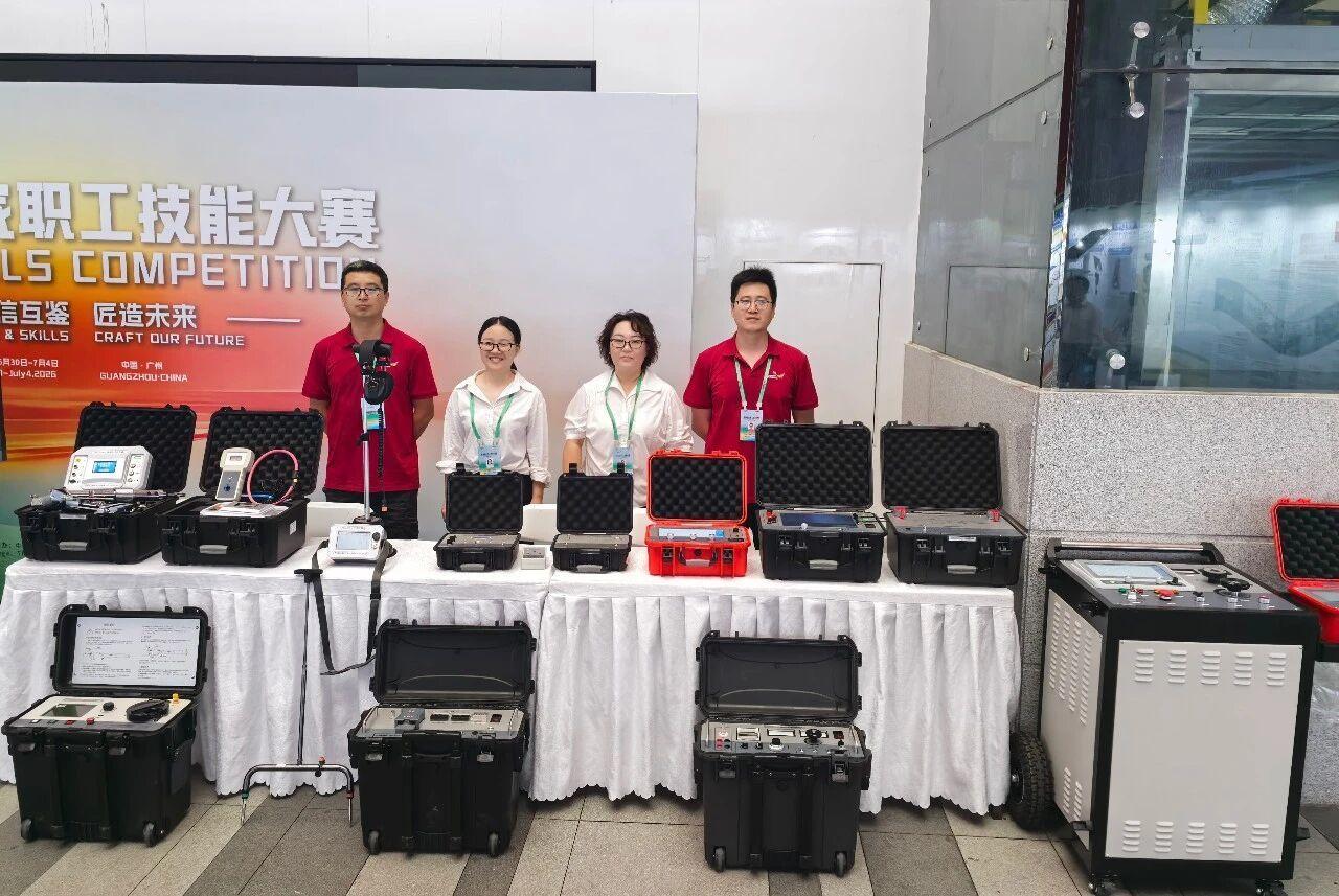 On-site photo of the designated equipment for the Xi'an Xu&hui-Asiainfo National Employee Skills Competition.