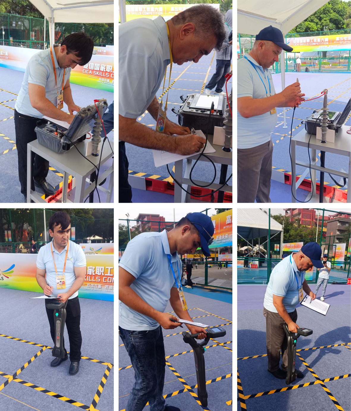 On-site photo of the designated equipment for the Xi'an Xu&hui-Asiainfo National Employee Skills Competition.