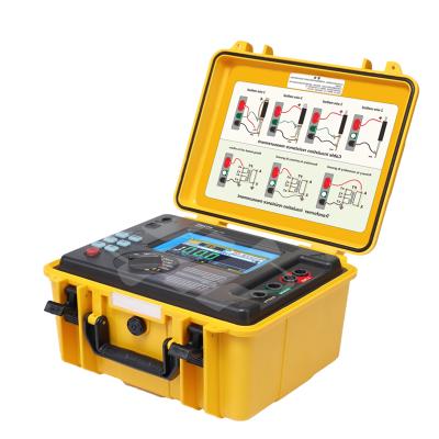 China High Accuracy High Voltage Megger Portable Insulation Resistance Measuring Instrument for sale